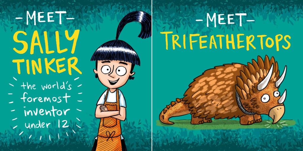 Meet the characters from Chickensaurus – James Foley