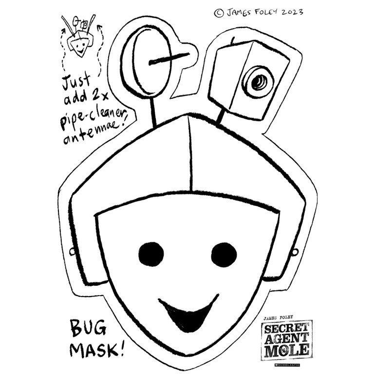 Bug mask square – James Foley