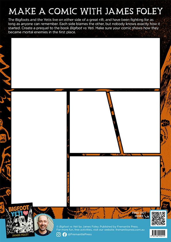 Bigfoot vs Yeti – teacher resources – James Foley